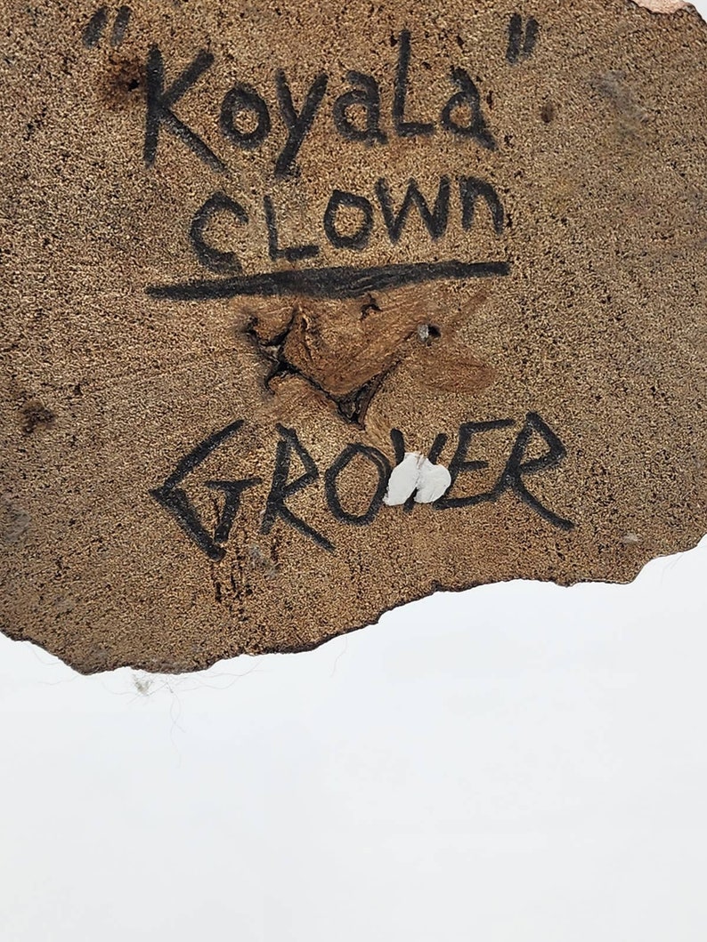 Kachina Doll Hopi Clown Watermelon Signed Grover Native American ...