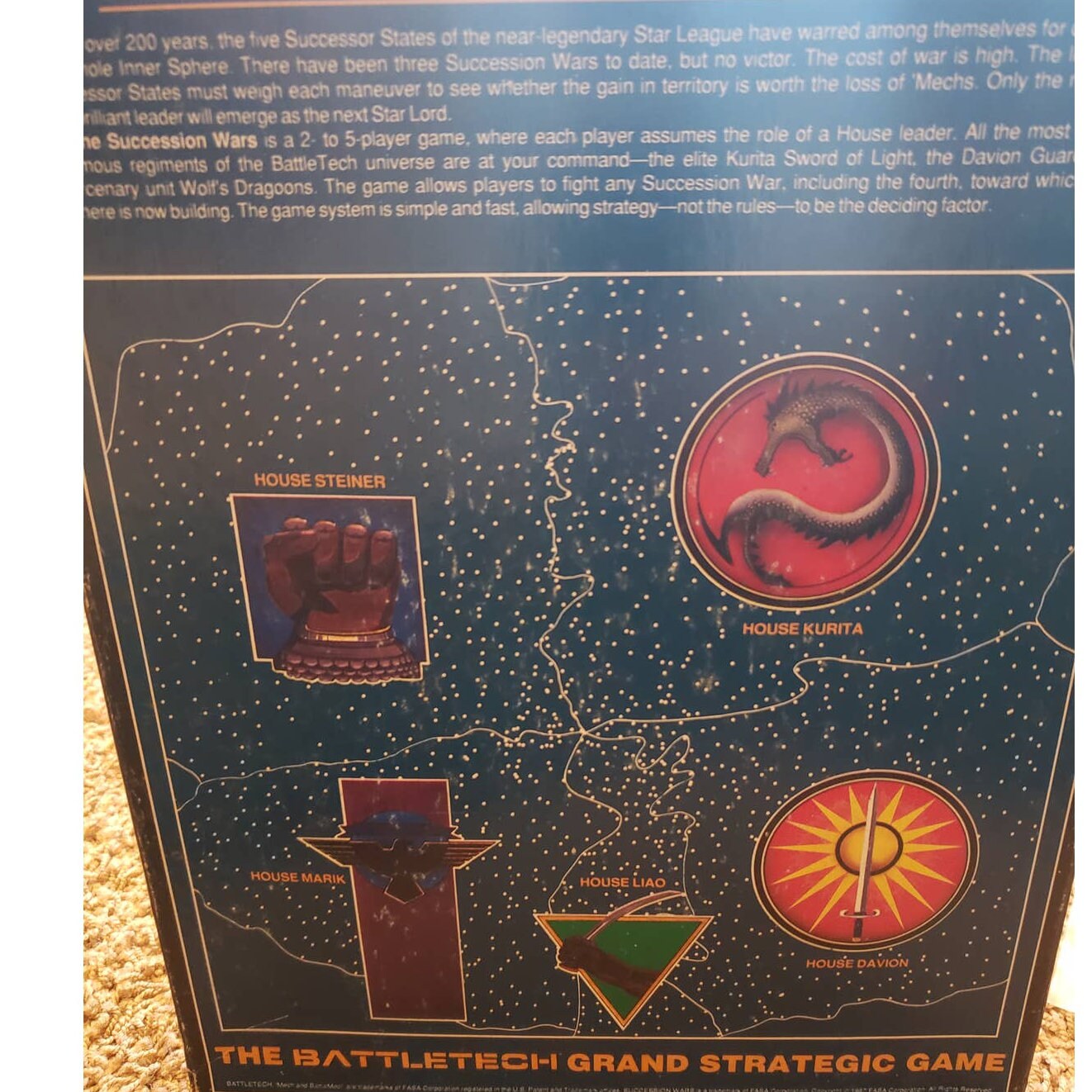 Vintage 1980s FASA Battletech Succession Wars Science Fiction - Etsy