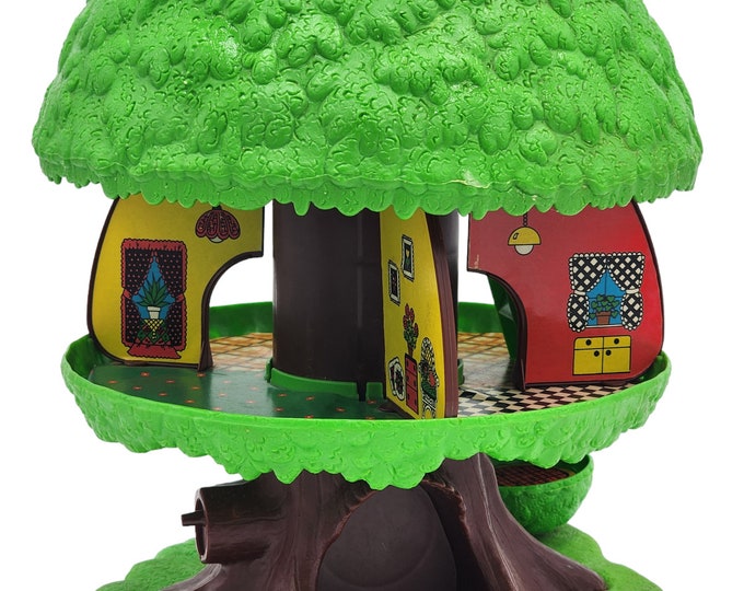 Vintage Kenner Tree Tots Family Tree House Playset 1975 General Mills ...