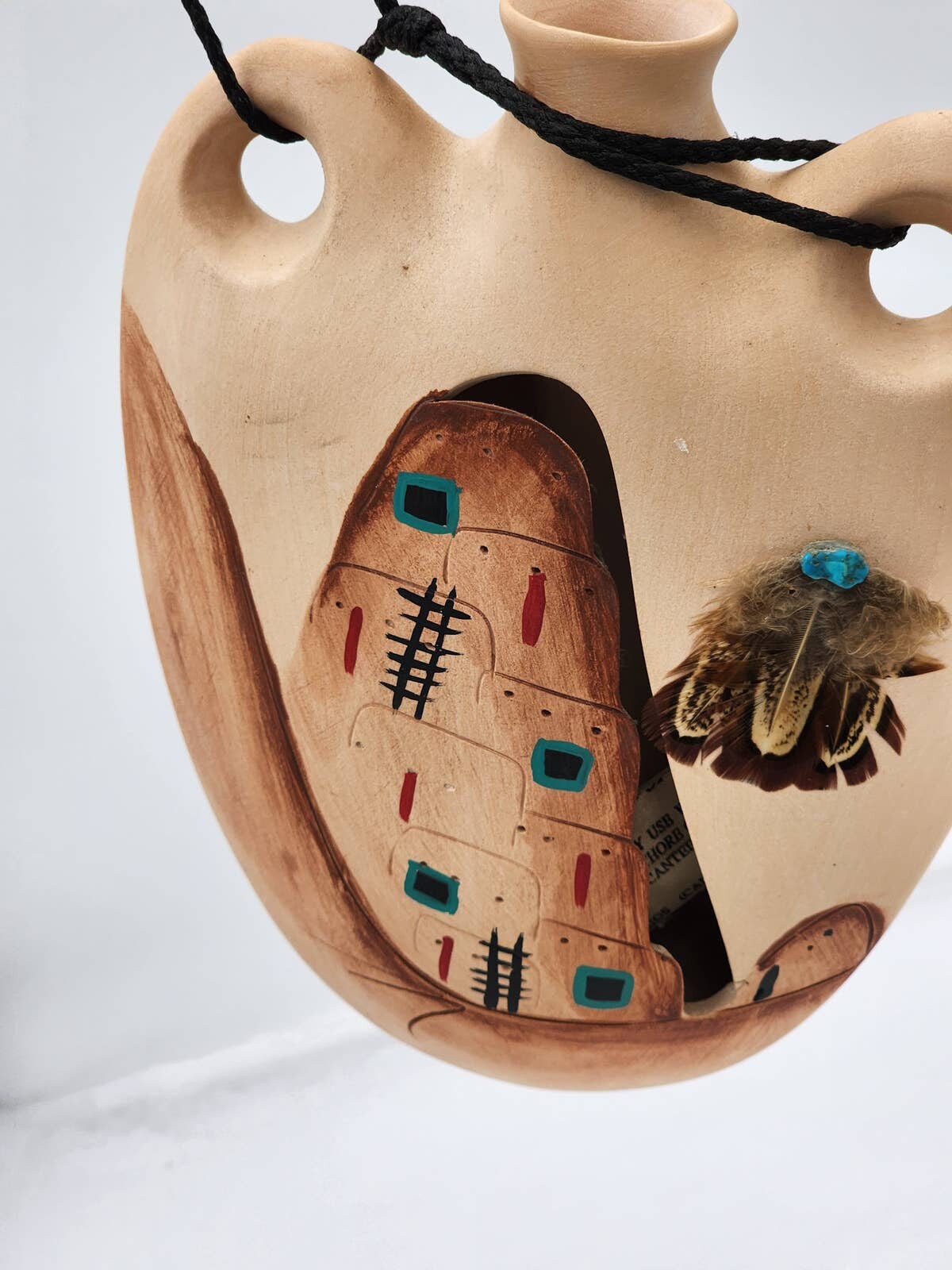 Vintage Hanging Pueblo Legend of the Canteen Southern Style Pottery ...