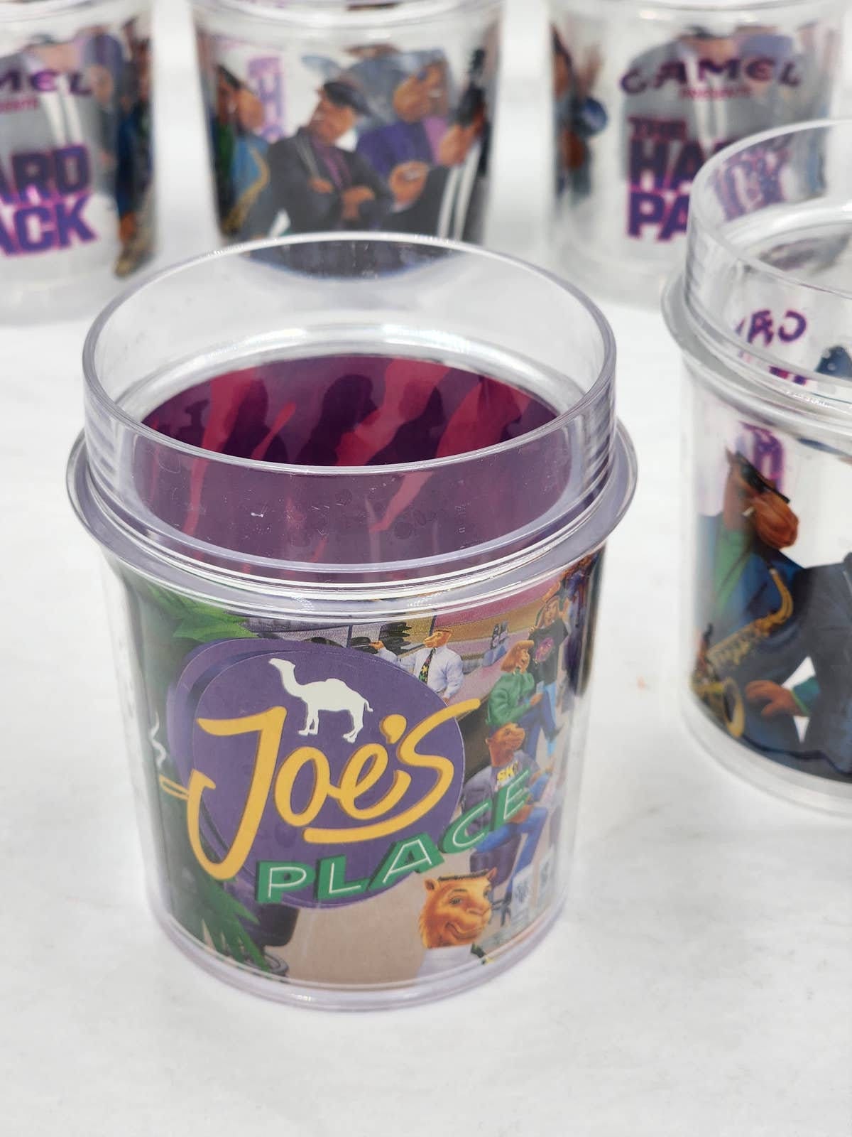 Camel Cigarette Hard Pack Mugs Cups Tumbler Set 5 Thermoserv Joes Place ...