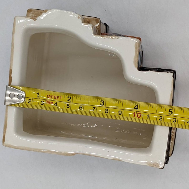 Vintage CIB Ceramic House Victorian Holiday Cookie Jars Canister Israel ...