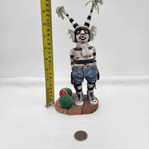 Kachina Doll Hopi Clown Watermelon Signed Grover Native American ...