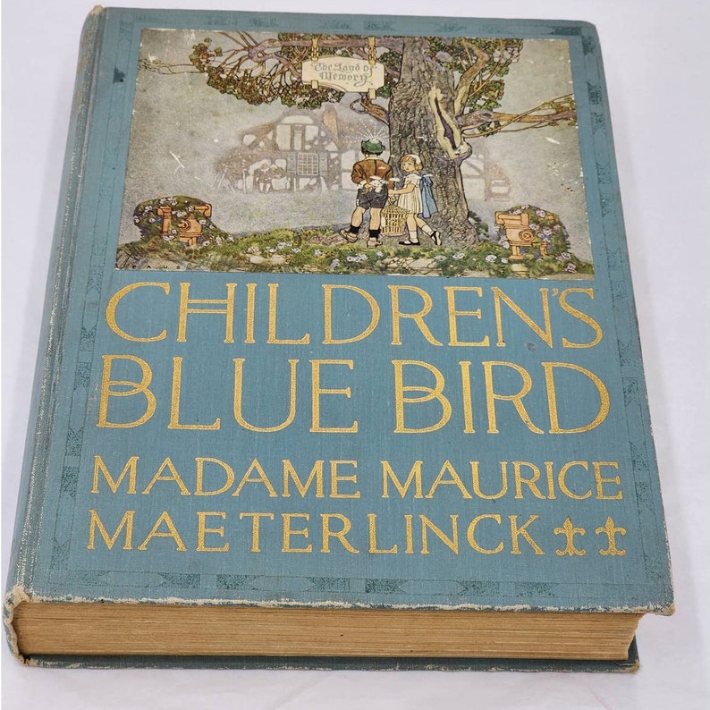 Childrens Blue Bird by Georgette Leblanc First Edition Antique ...