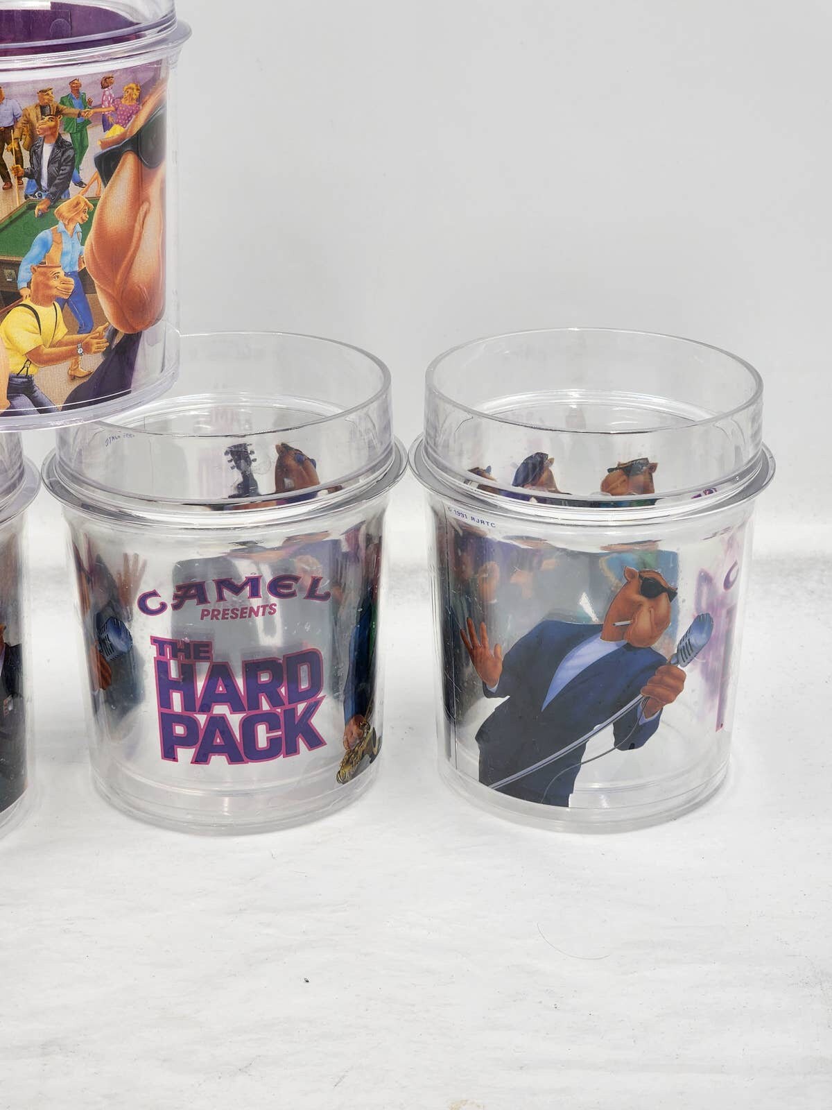 Camel Cigarette Hard Pack Mugs Cups Tumbler Set 5 Thermoserv Joes Place ...