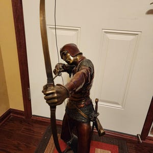 Large Rare Pierre Tourgueneff the Archer Bronze Sculpture Art European ...