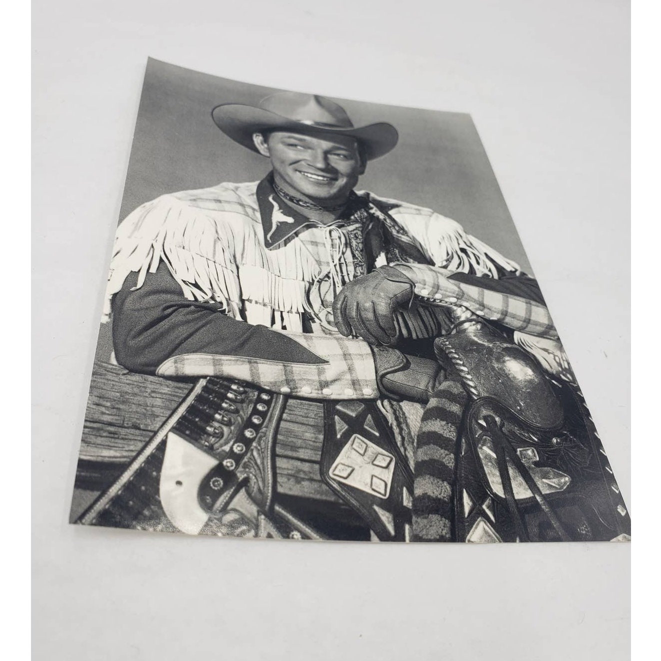 VTG Roy Rogers Dale Evans Museum Happy Trails Theater B&W Postcard Cowboy RPPC - Etsy