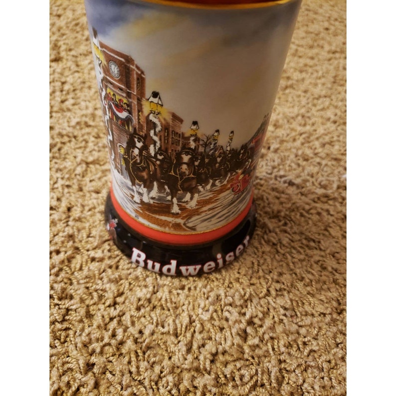 Budweiser Stein/mug Collector Series A Perfect Christmas (handcrafted ...