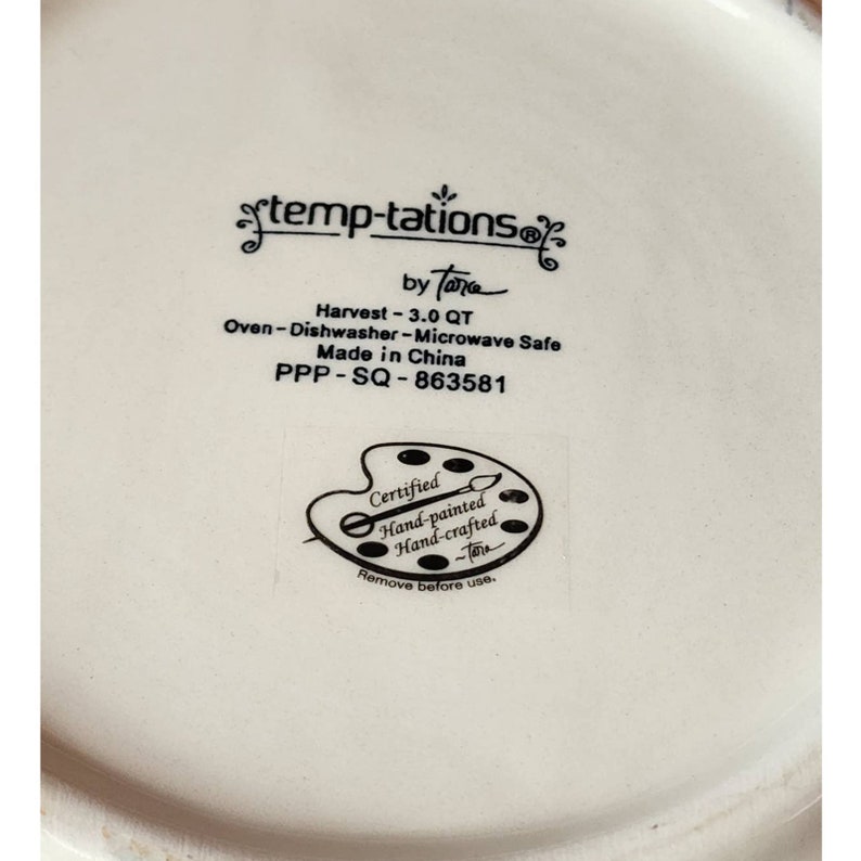 Temptations by Tara Fall Harvest Bowl Set of 4 Pieces Leaf Design ...