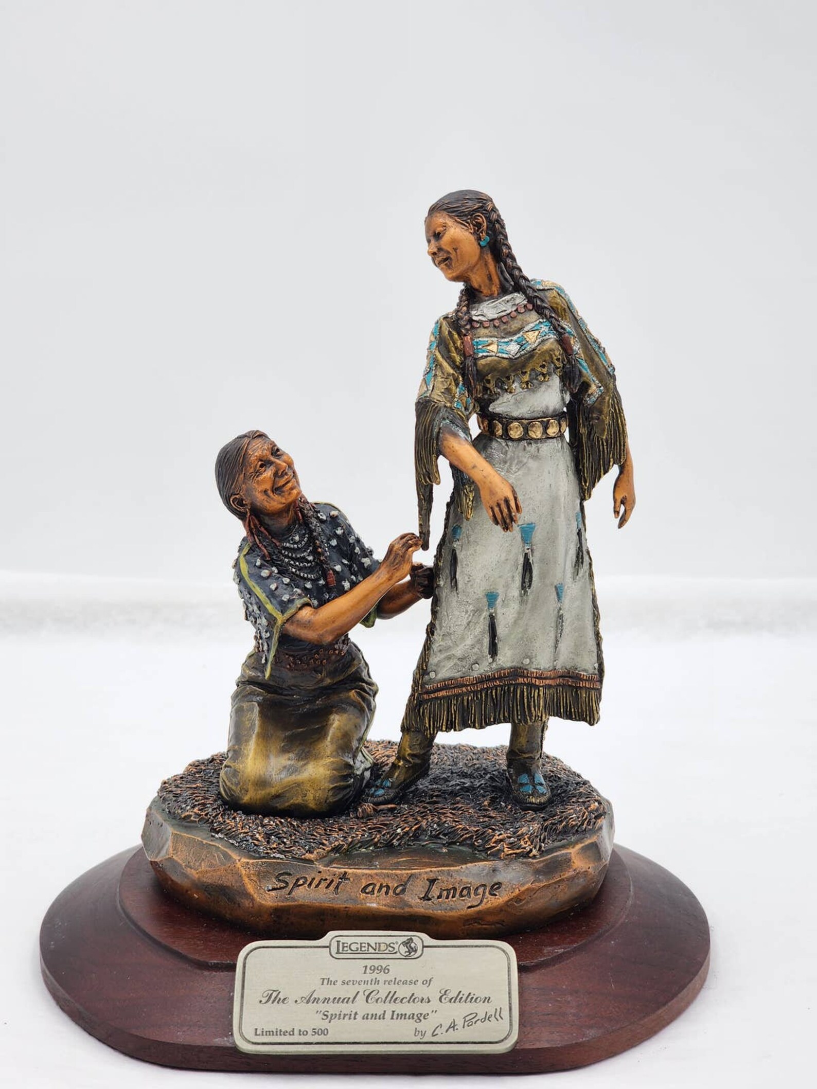 Christopher Pardell Legends Bronze Sculpture Spirit and Image Indian ...