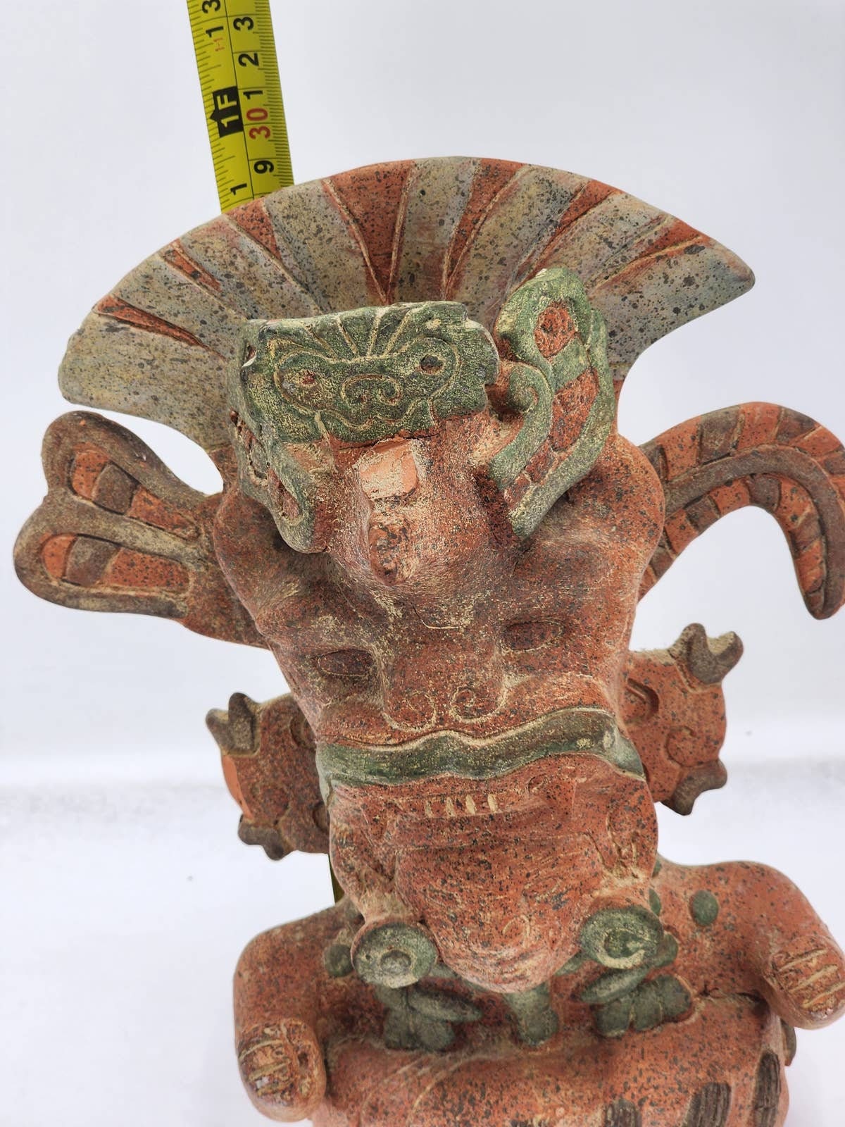 Vintage Mexican Folk Art Sculpture Zapotec Pitao Cozobi Aztec Style ...