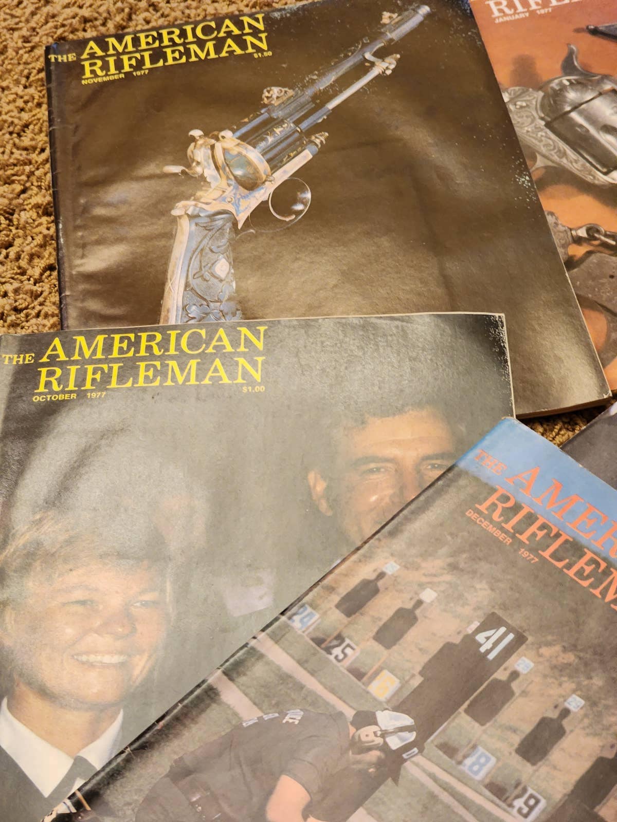 1977 the American Rifleman Magazine Lot 12 Vintage American History ...