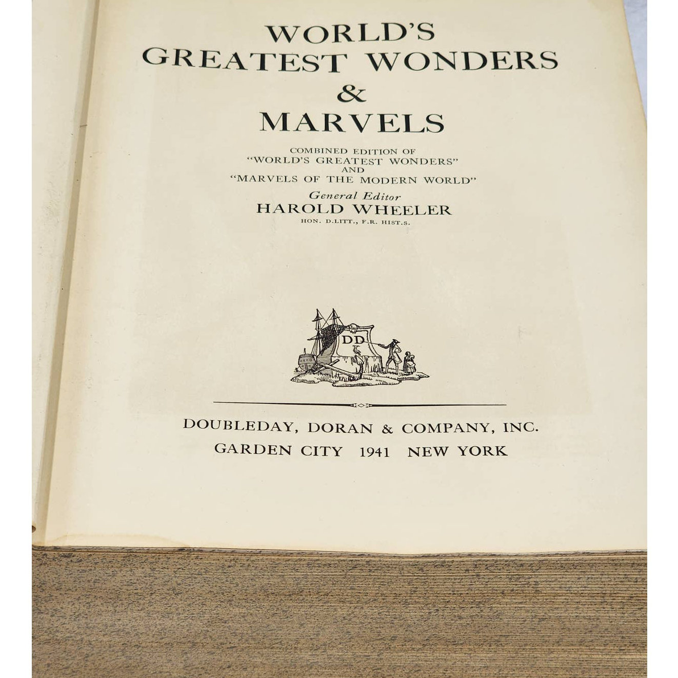 Vintage Worlds Greatest Wonders and Marvels 1941 Encyclopedia Harold ...