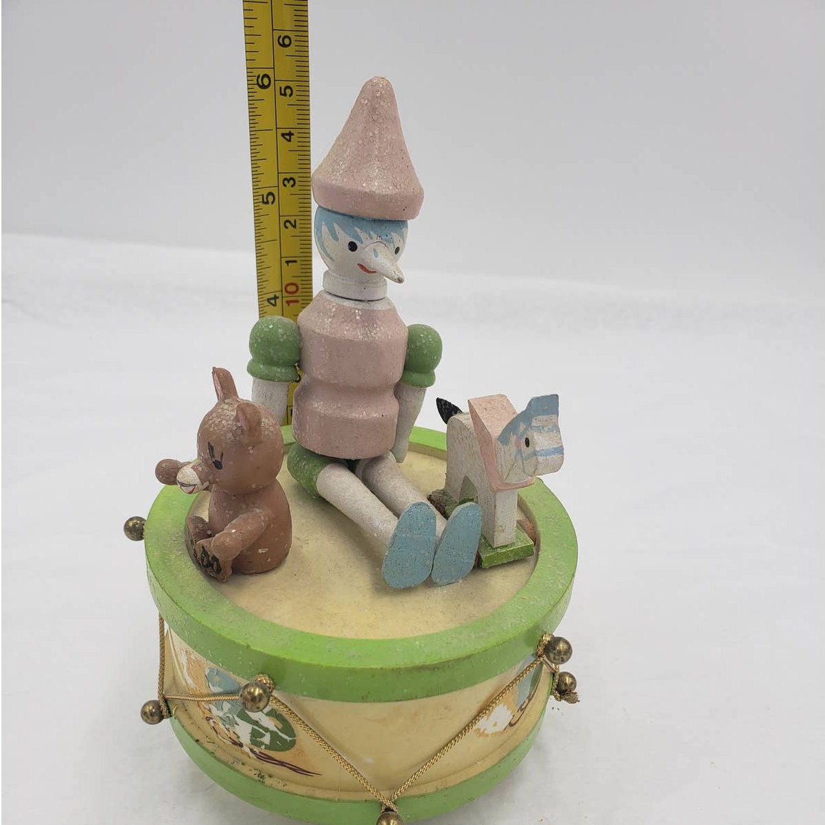 Vintage Wooden Pinocchio Music Box Tested - Etsy