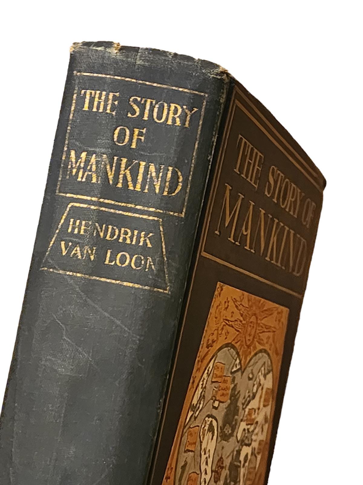 The Story of Mankind by Hendrik Van Loon Antique Antiquarian Hardcover ...