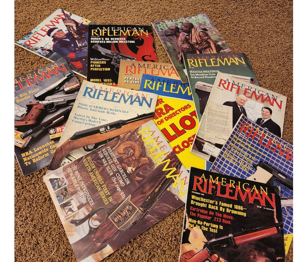 1985 the American Rifleman Magazine Lot 12 Vintage American History ...