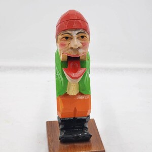 Nutcracker German Fisherman Fishing Hand Wood Carved Vintage Rare 9" - Etsy