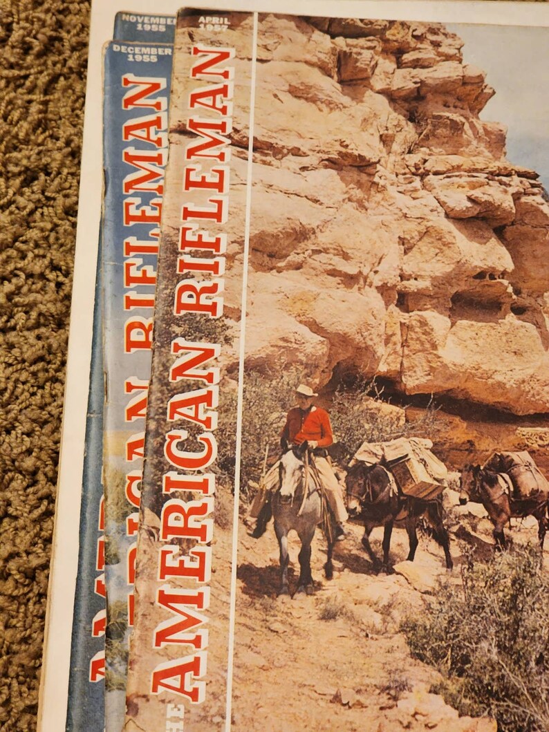 1950s the American Rifleman Magazine Lot 5 Vintage American History ...