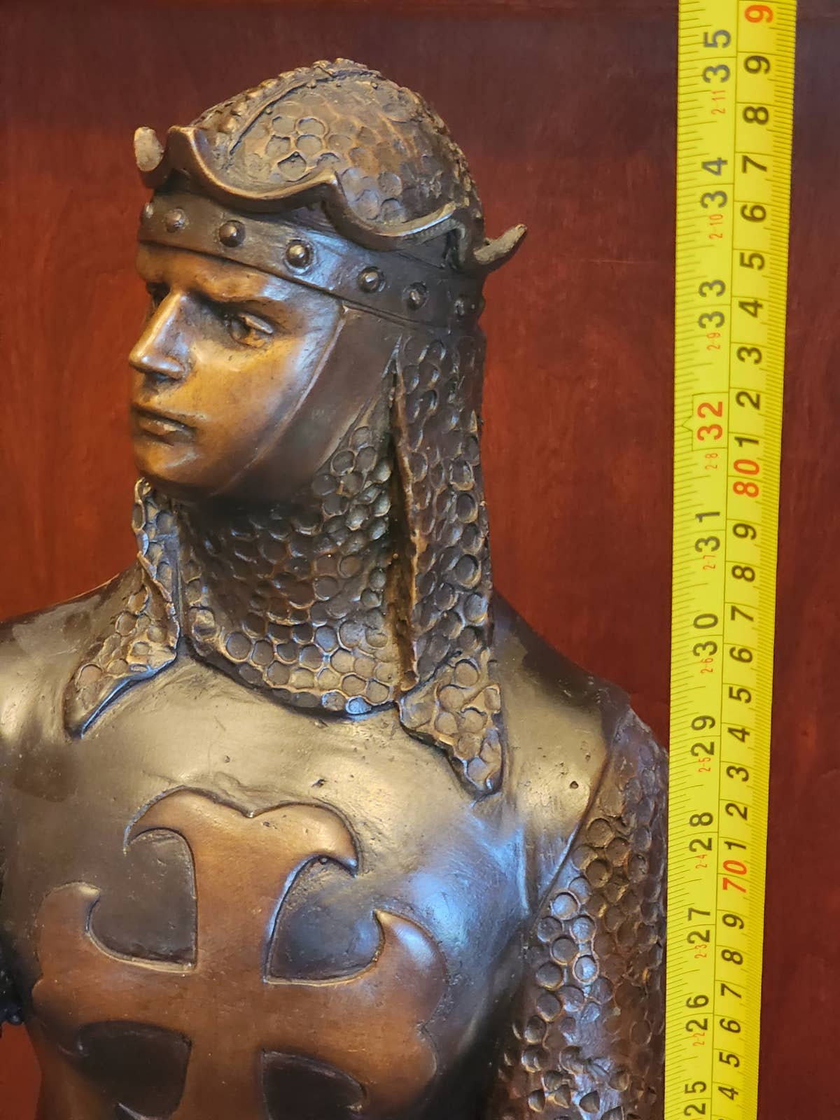 Large Knights Templar Crusader Bronze Sculpture Signed by Giancarlo Le ...