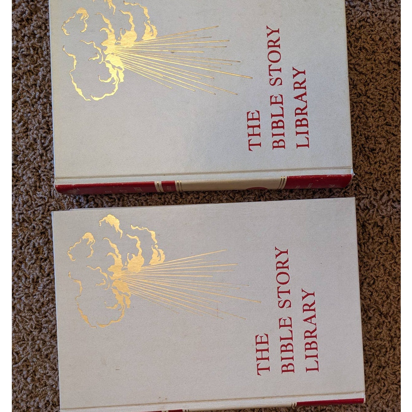 Vintage 1963 the Bible Story Library Volume 1 and 2 From Creation to ...
