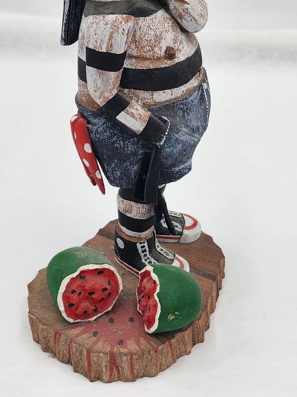 Kachina Doll Hopi Clown Watermelon Signed Grover Native American ...