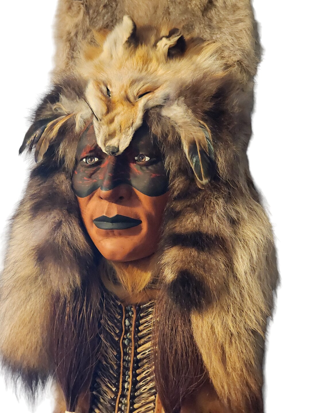 La Ne Ayo Large Spirit Mask Sioux Fox Dreamer Native American Limited ...