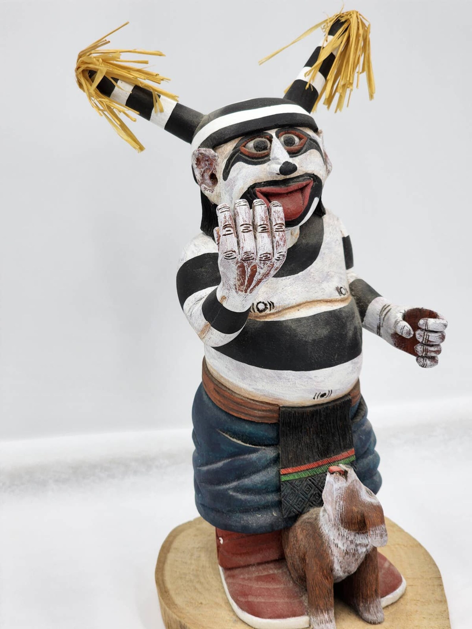 Kachina Doll Hopi Clown Dog Neil David Vintage Native American ...