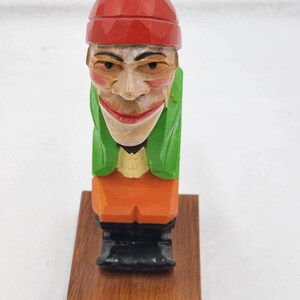 Nutcracker German Fisherman Fishing Hand Wood Carved Vintage Rare 9" - Etsy