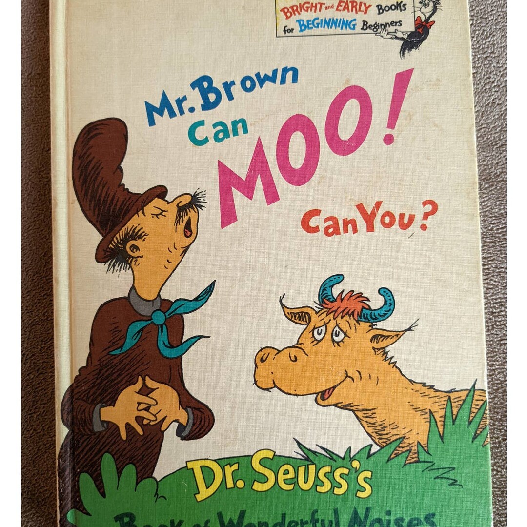 Vintage 1970 Mr. Brown Can Moo! Can You? Book of Wonderful Noises 1970 ...