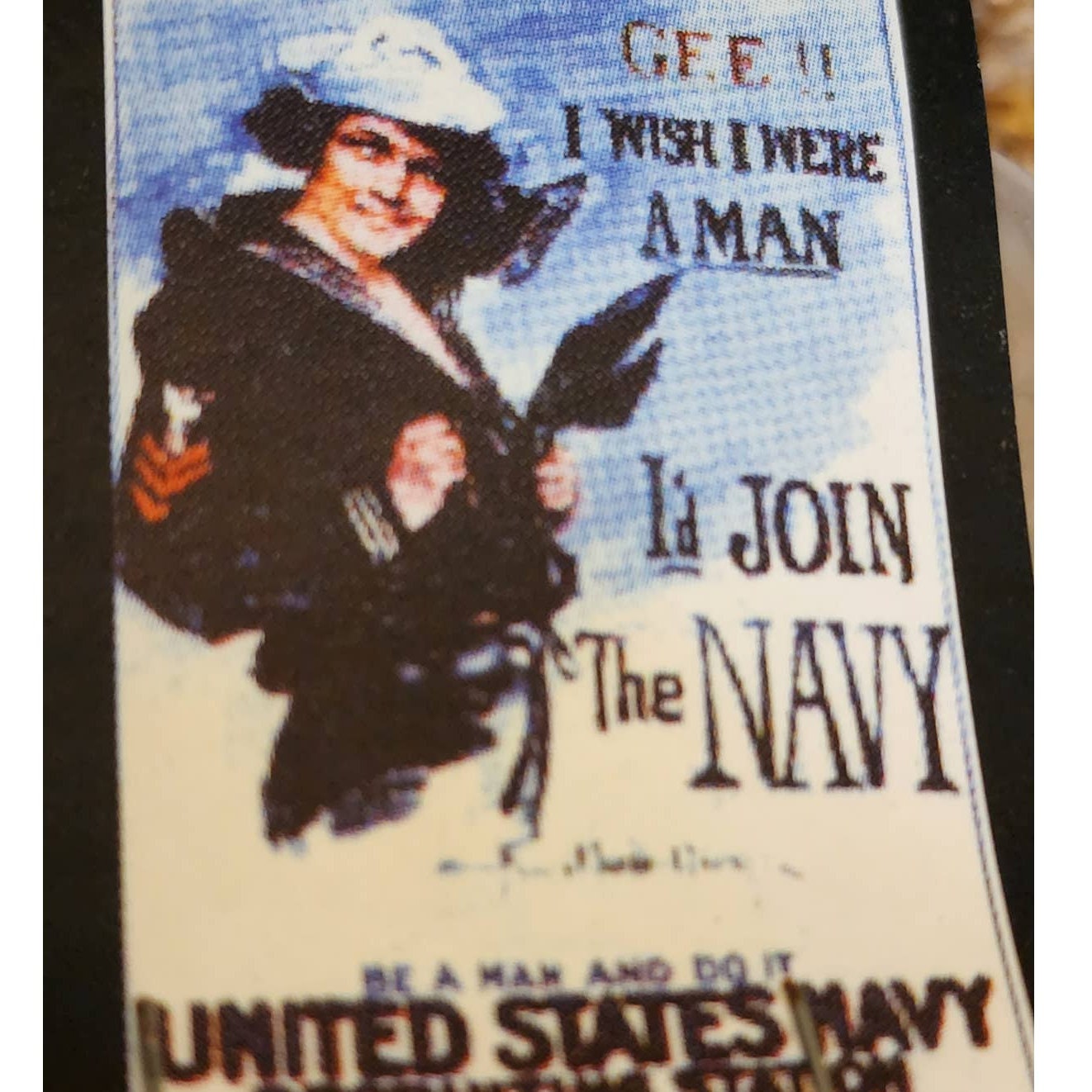 United States Navy Recruiting Station Poster Reproduction I Wish I Were ...