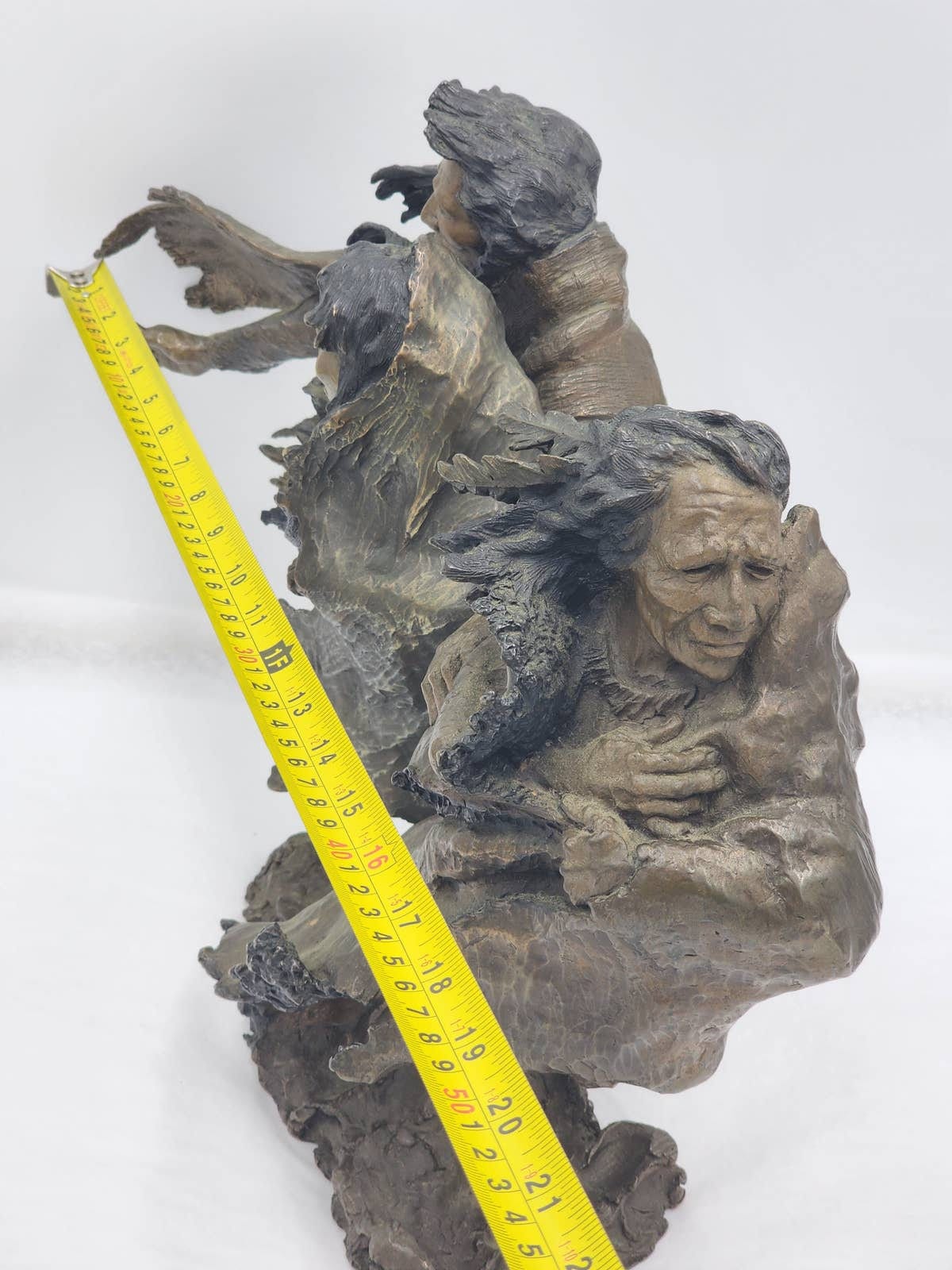 Mark Hopkins Broken Treaty Bronze Sculpture Indian Native American ...