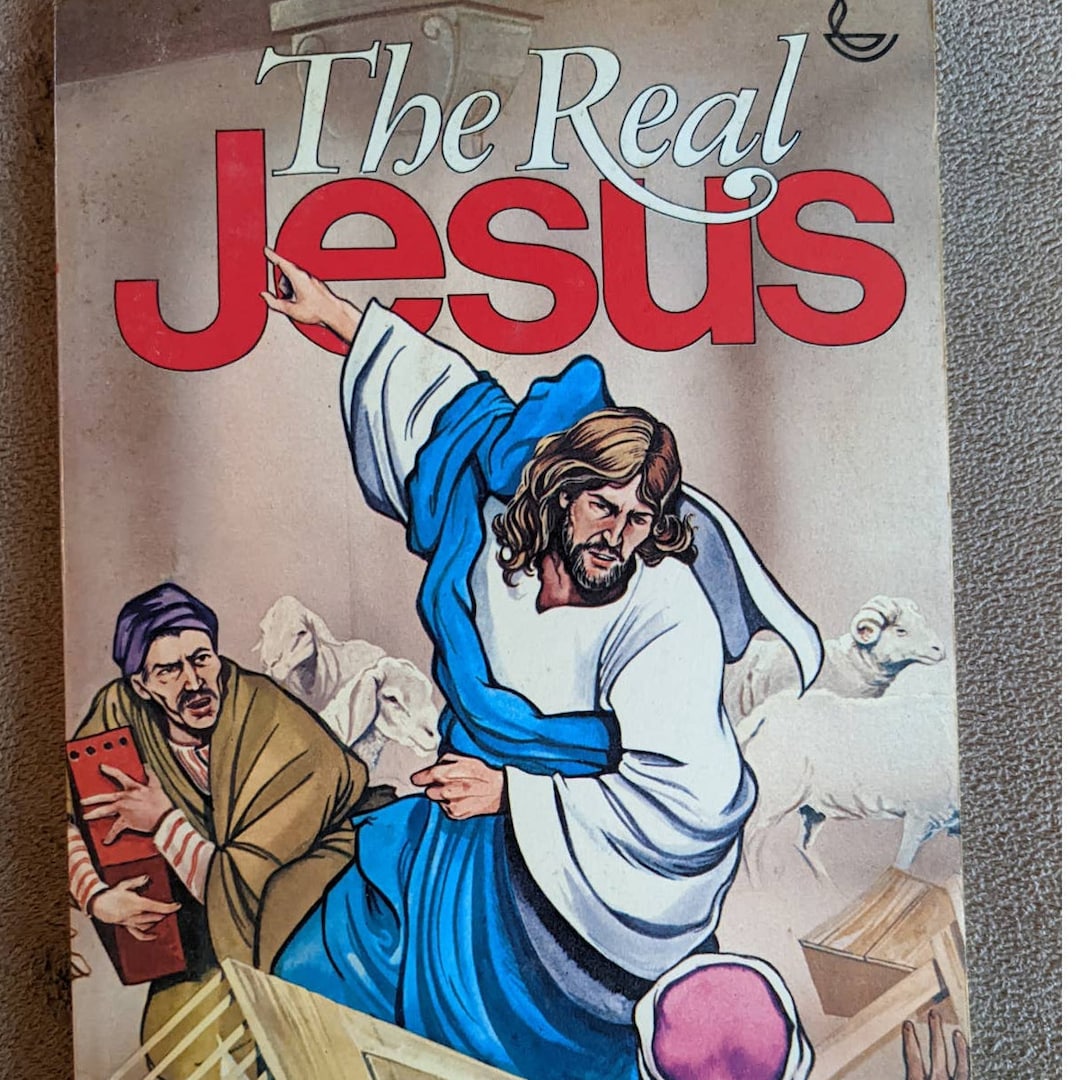 Vintage the Real Jesus First British Edition 1976 Illustrations Graphic ...