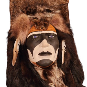La Ne Ayo Large Spirit Mask Blackfeet Warrior Native American Limited ...