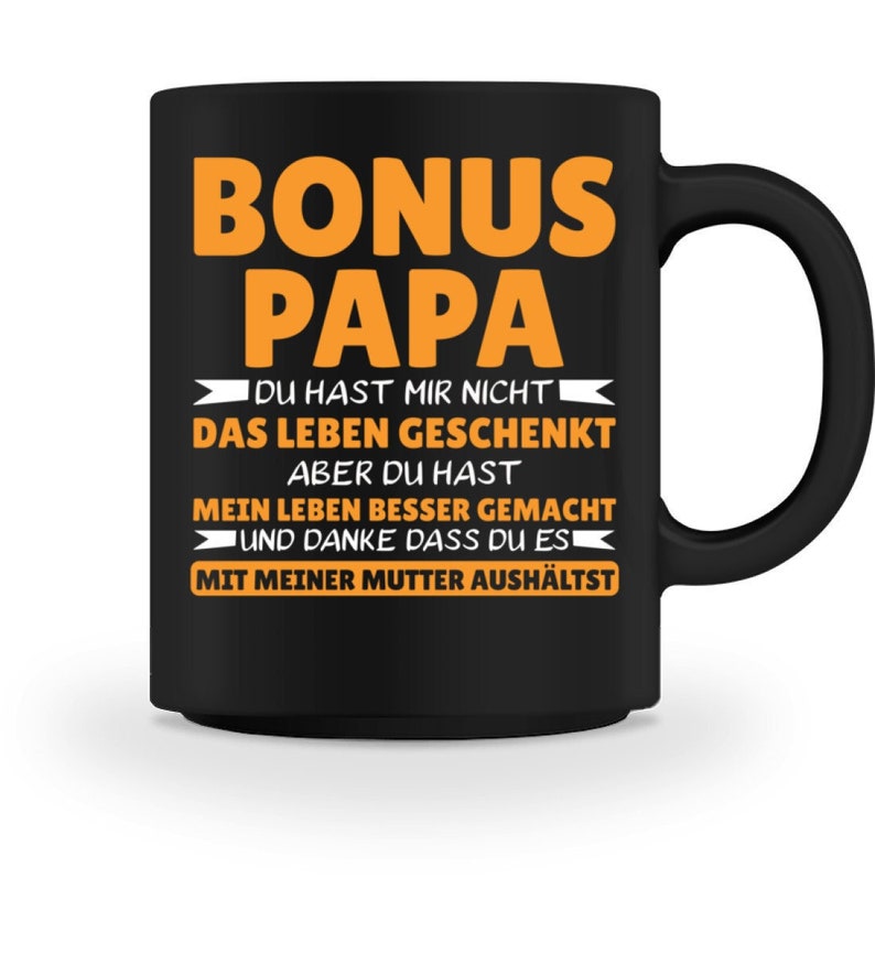 Stiefvater Bonus Papa Vatertag Geschenk Tasse Etsy De