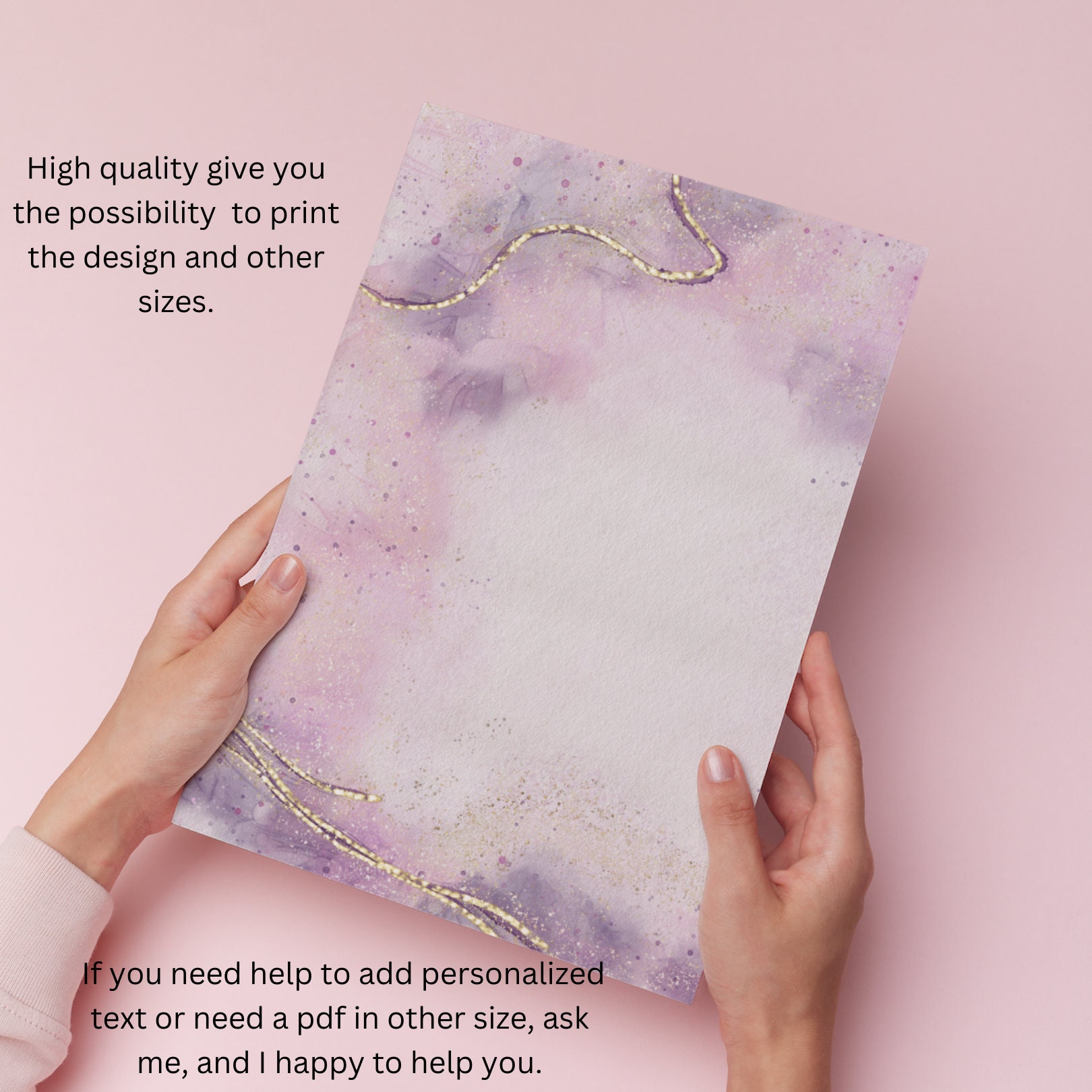 Printable Hand Digital Painted Notebook Cover, Journal Cover, Goodnotes ...