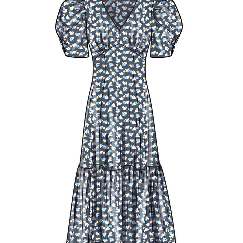 Flounce Hem Dress - Etsy