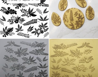 Rubber Stamp for Polymer Clay Texture Mat Polymer Clay - Etsy