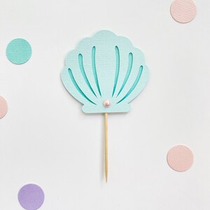 Mermaid Cupcake Toppers, Under the Sea Party Decorations - Etsy