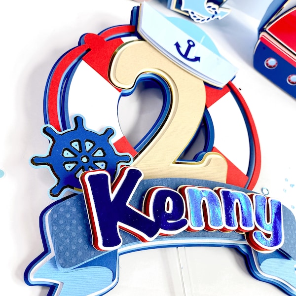 Sailor Cake Topper - Etsy