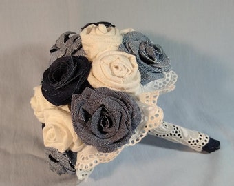 Fabric Flower Bouquet - Etsy
