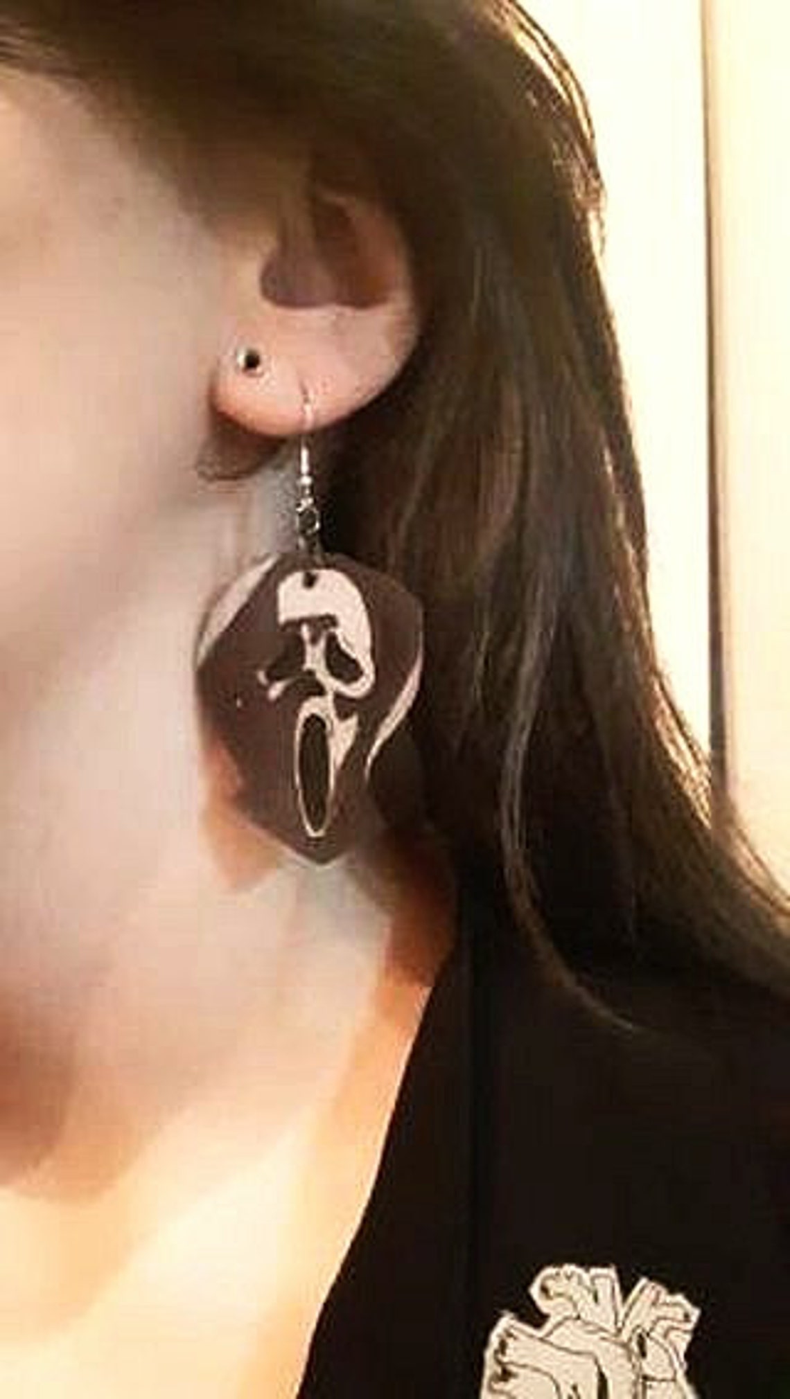 Scream Movie Inspired Drop Earrings Handmade | Etsy