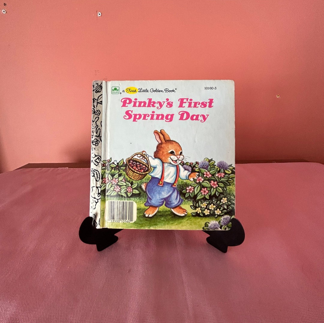Vintage A First Little Golden Book “pinky’s First Spring Day” by Amye ...