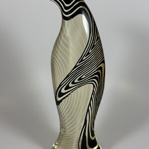 Vintage Kinetic Optic Penguin Sculpture Abraham Palatnik Made in Brazil ...