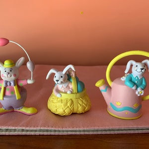 Vintage Avon Easter Bunny Figurines (includes 3 Figurines) Easter ...