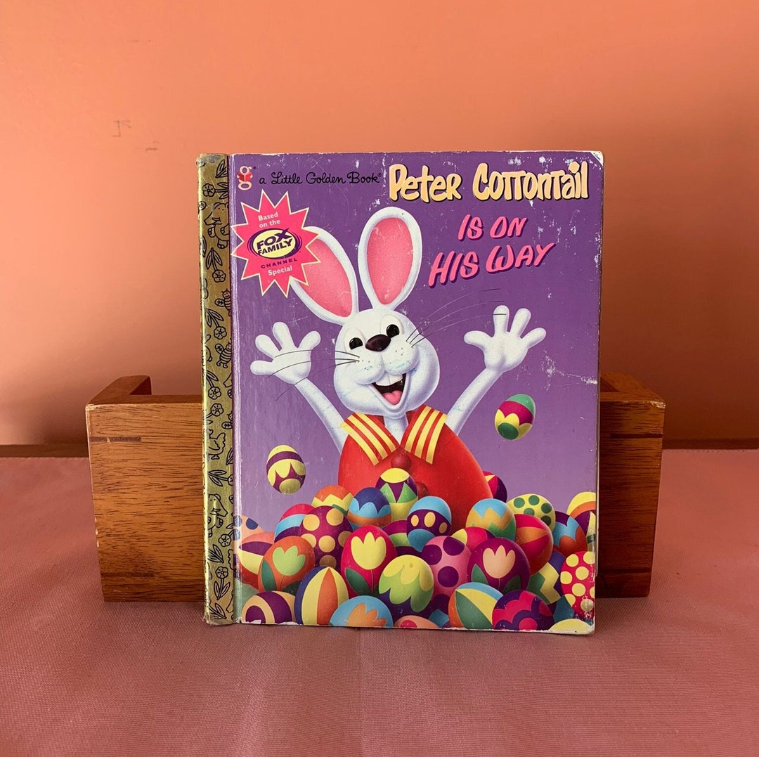 Vintage A Little Golden Book “peter Cottontail is on His Way” Easter ...
