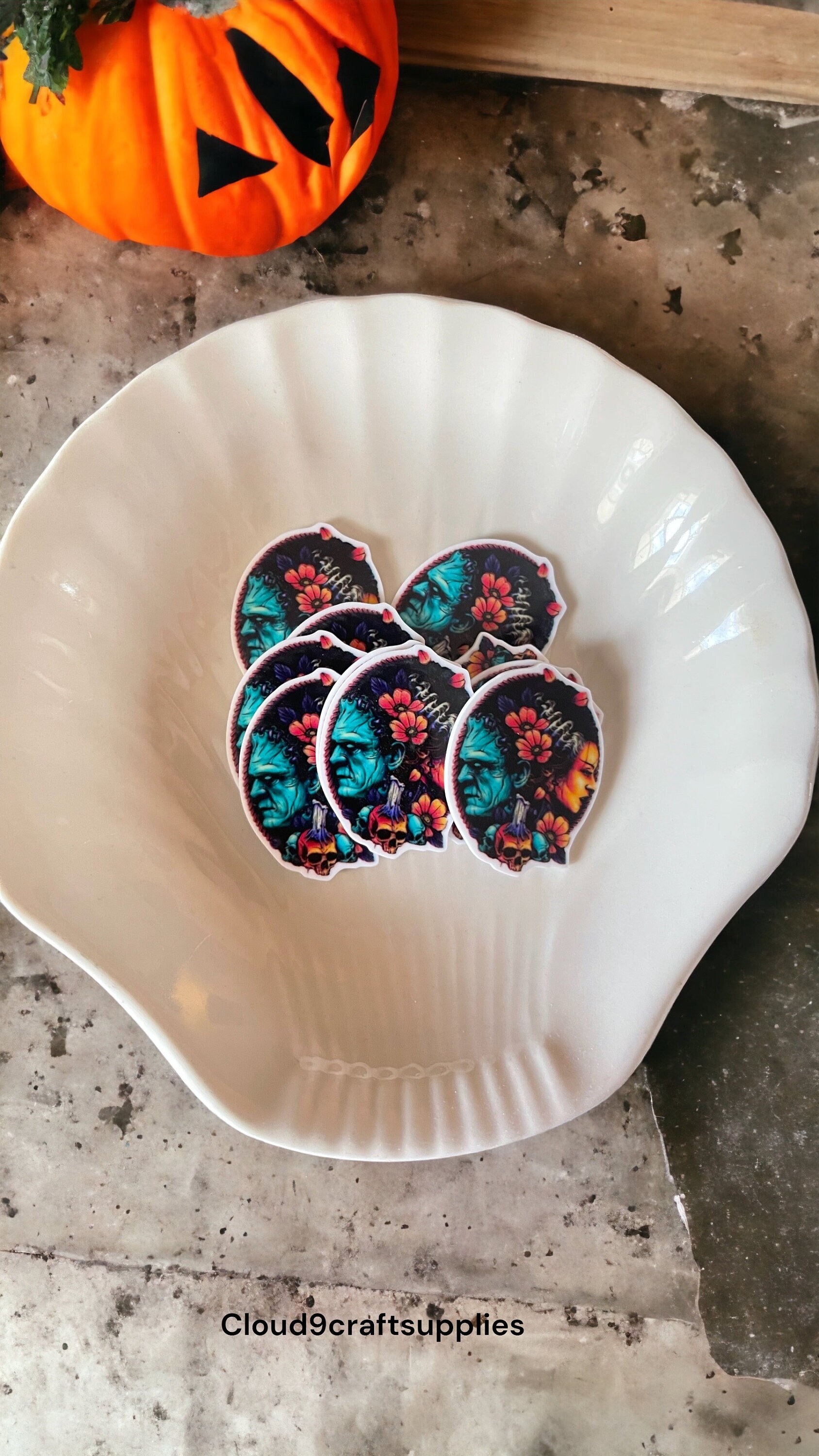 Halloween Planar Resin Horror Movie Flat Back Planar Resins - Etsy