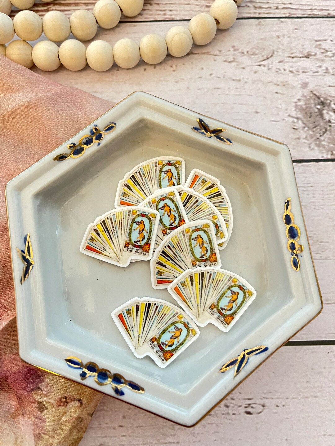 Planar Resin Flat Back- Tarot Cards Deck, 2 Pcs- Embellishment ...