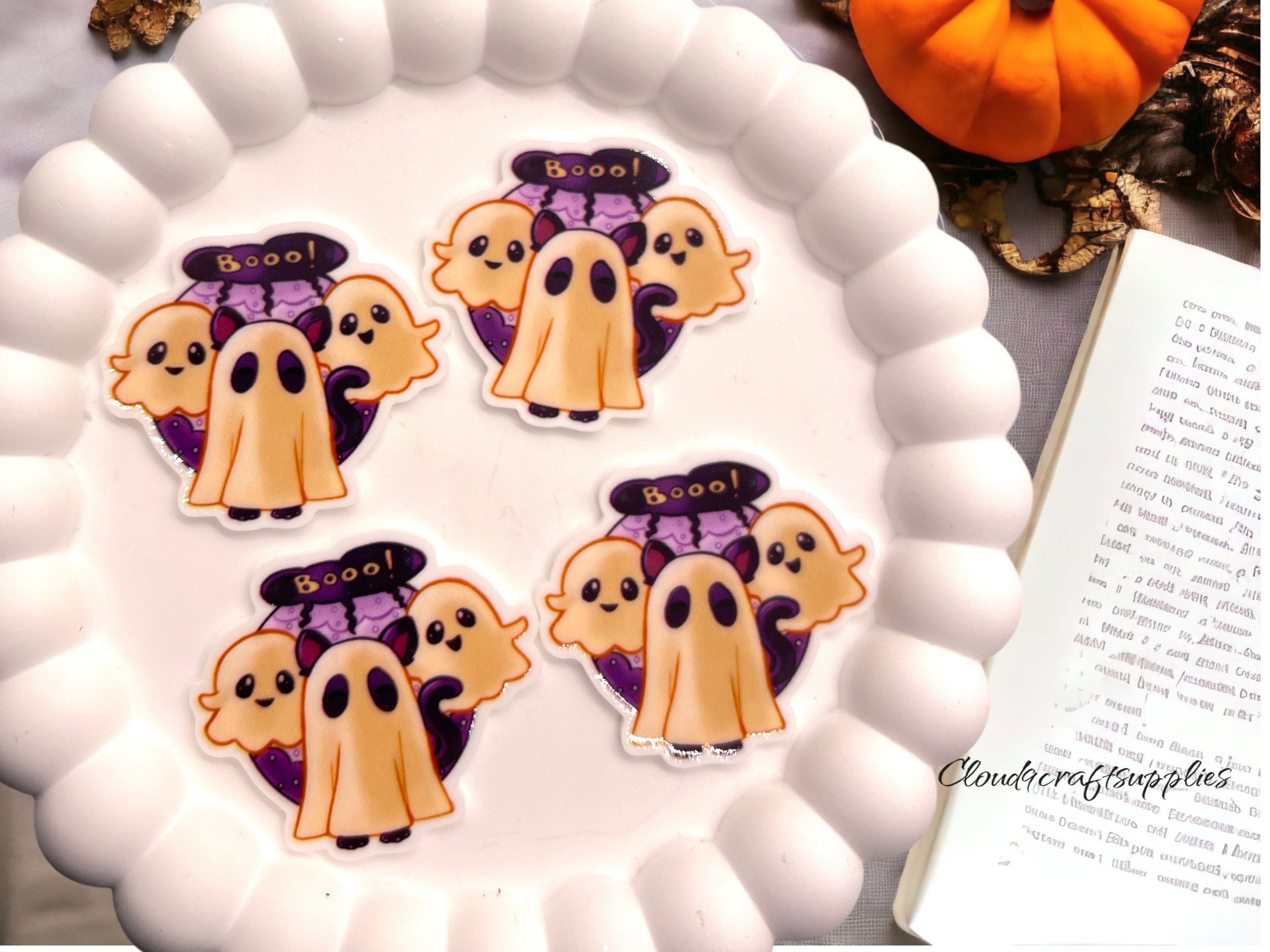 Flatback Planar Resin, Halloween Planar, Halloween Horror Ghost Film ...