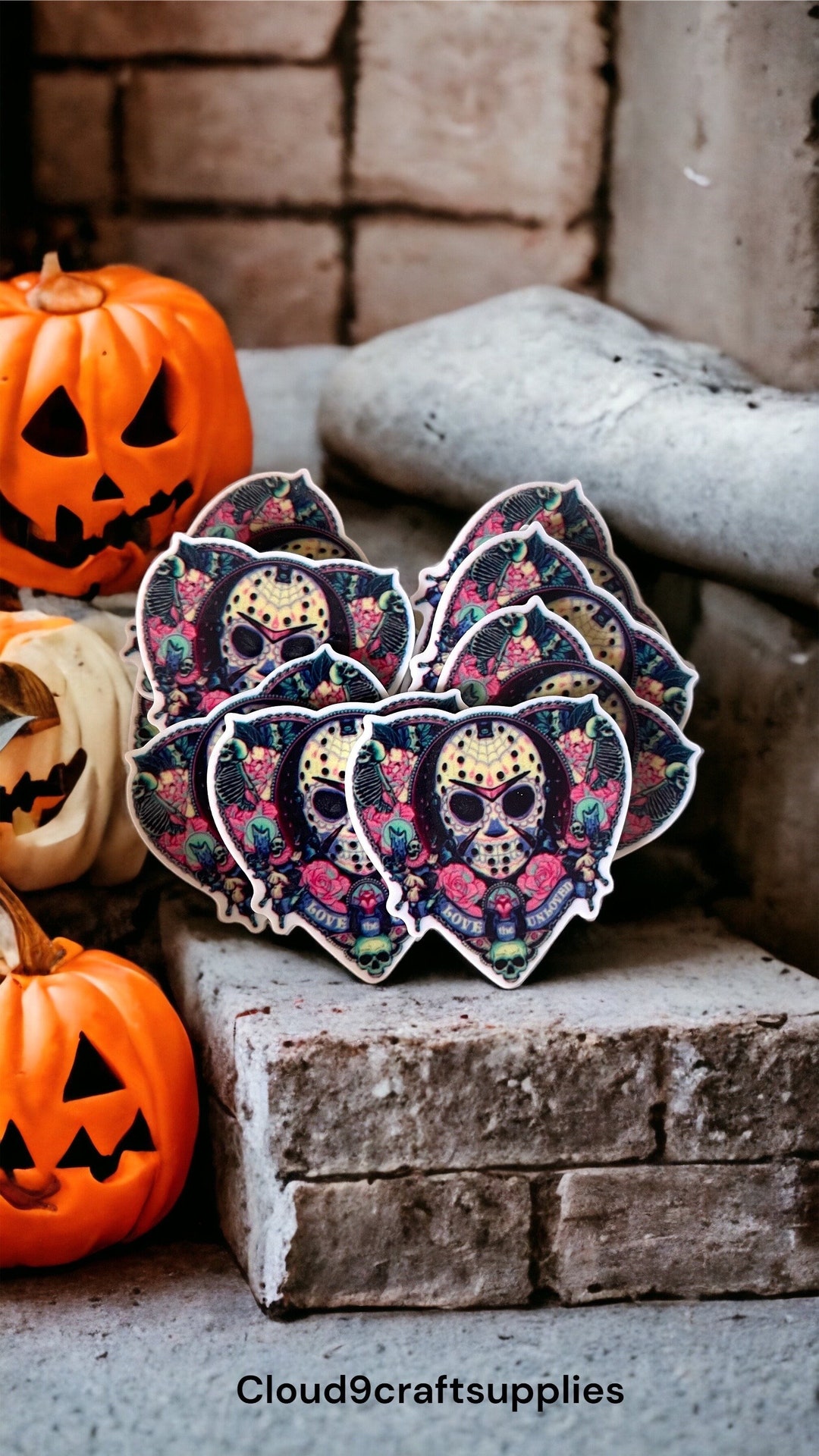 Halloween Planar Resin Horror Movie Flat Back Planar Resins Cabochons ...