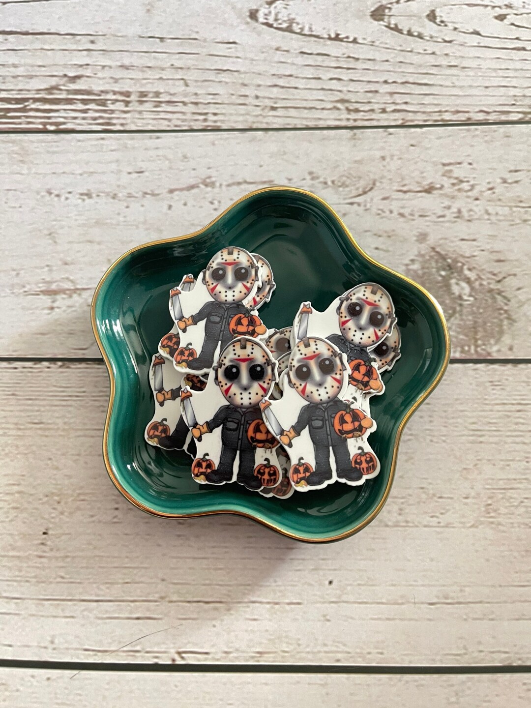 Planar Resin Flat Back- Horror Movies Jason -2 Pcs- Embellishment ...